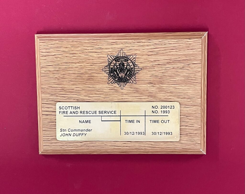 Firefighter BA Tally Presentation - Signs & Designs