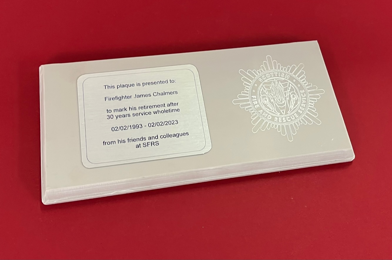 Presentation Plaque - Signs & Designs