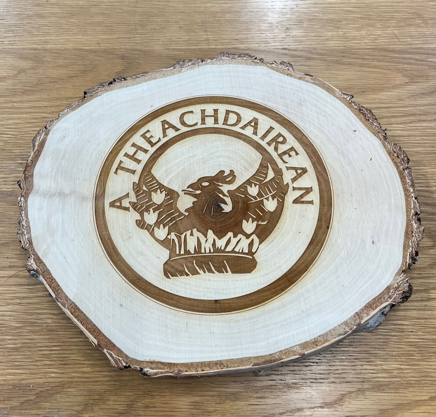 Clan Crest Tree Slices - Signs & Designs Highland Clan Crest Tree Slice