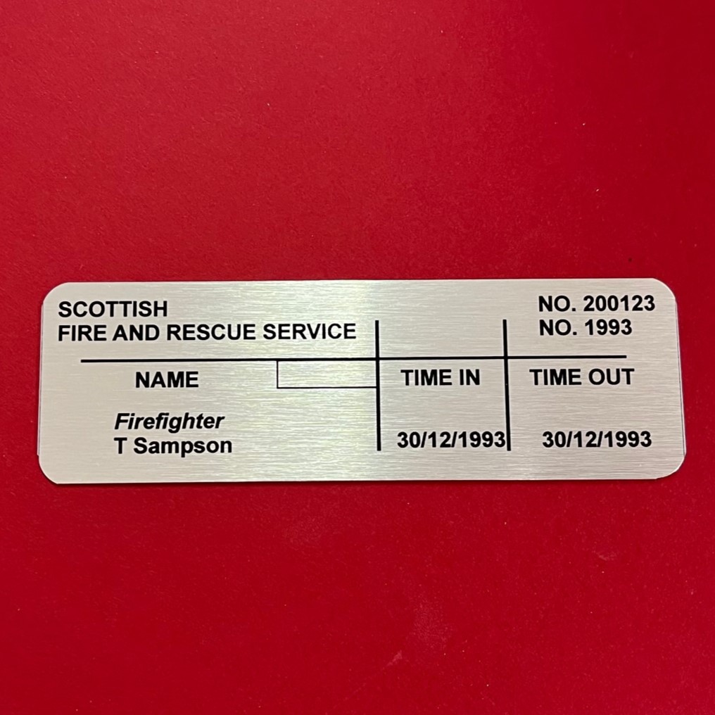 Firefighter Presentation Axe (Complete) - Signs & Designs