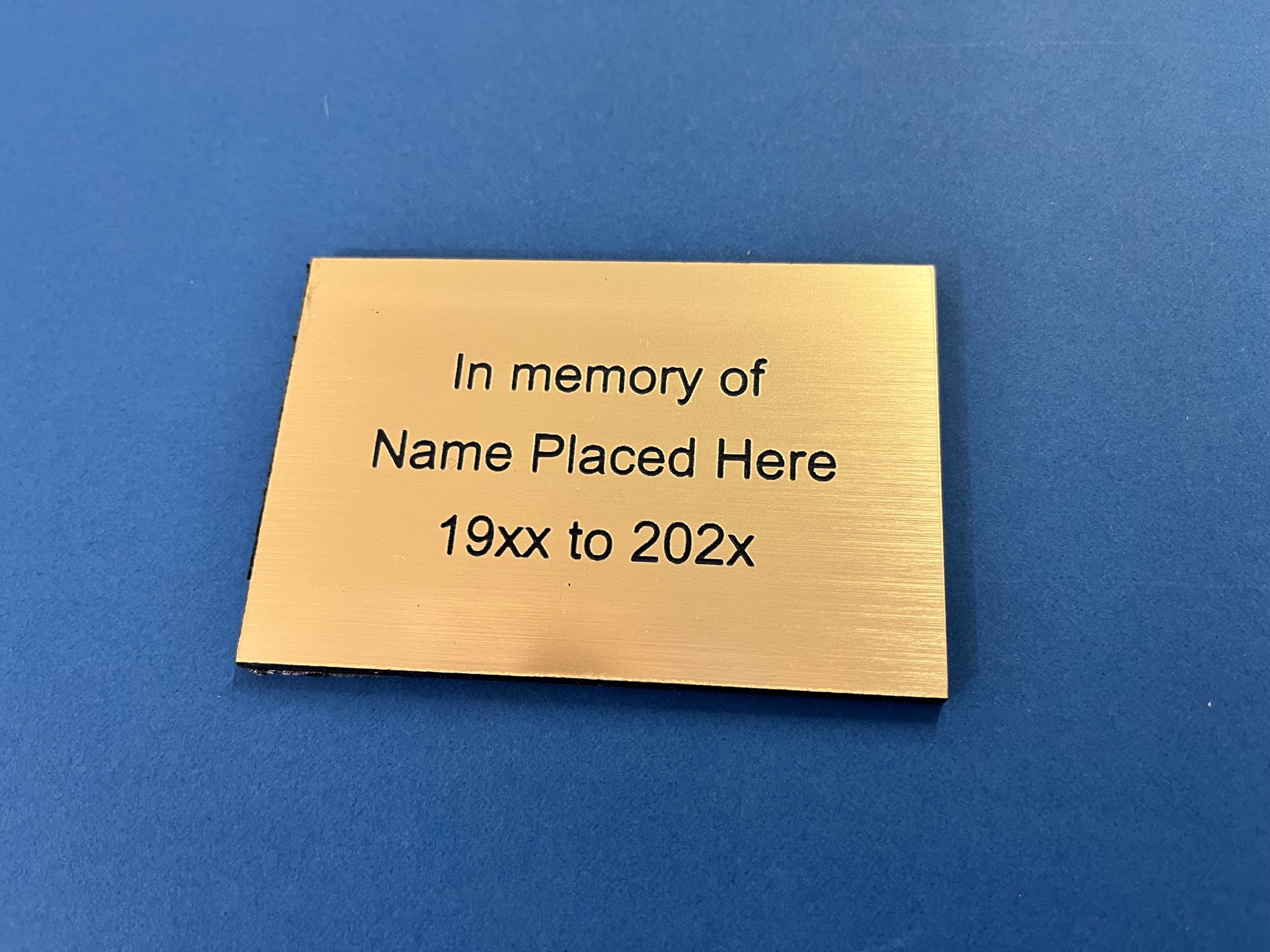 Wooden Memorial Engraved Plaque - Signs & Designs
